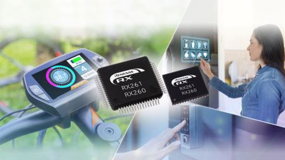 Renesas introduces RX261/RX260 microcontroller groups